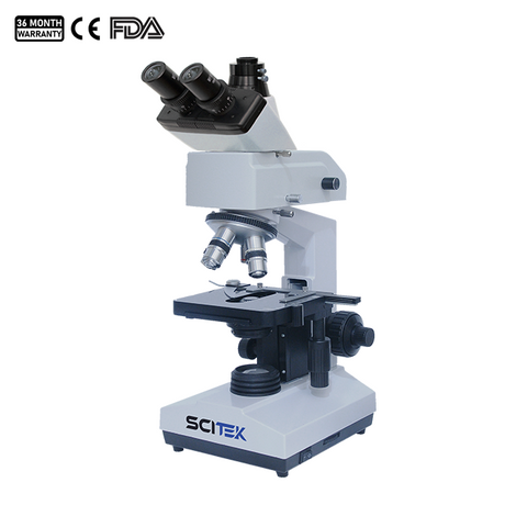 Top Fluorescence Microscope with Sliding Trinocular Head for Sale - Scitek