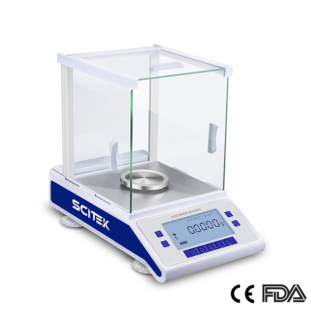 0.0001g External Calibration Analytical Balance - Scitek