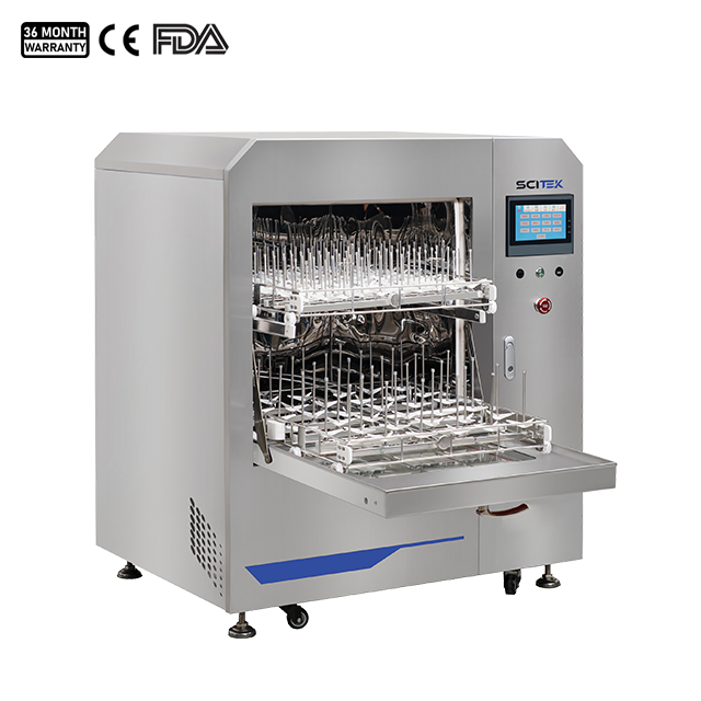 Automatic Glassware Washer and Bottle Washer Machine - Scitek