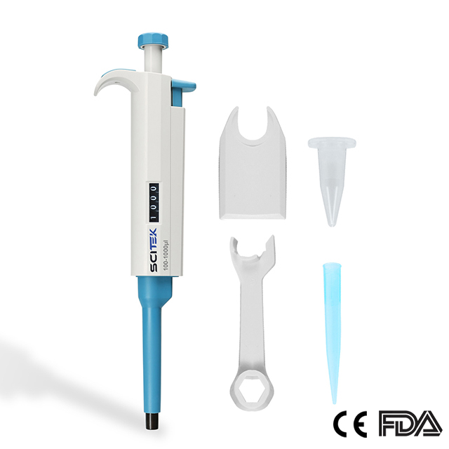 Adjustable Volume Single-channel Pipette - Scitek