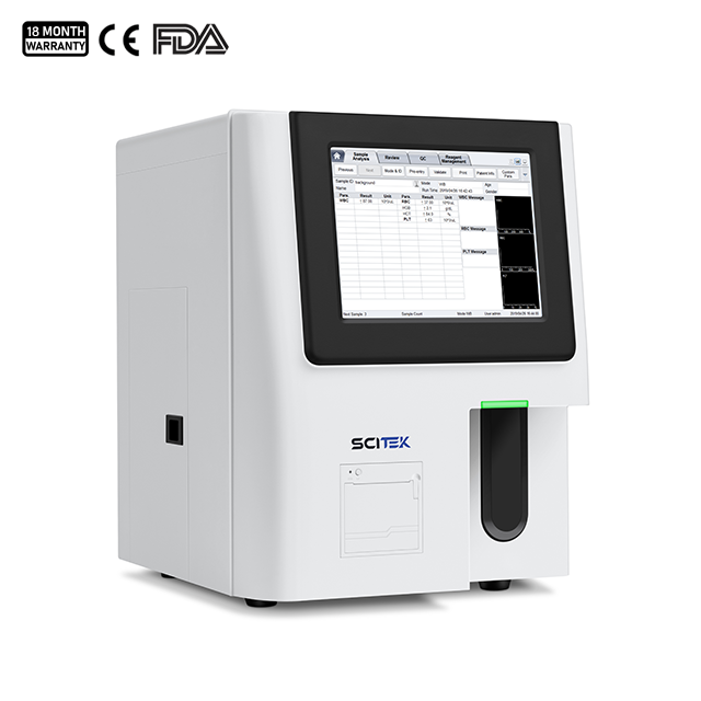 Economic Veterinary 3 Part Automated Hematology Analyzer for Sale - Scitek
