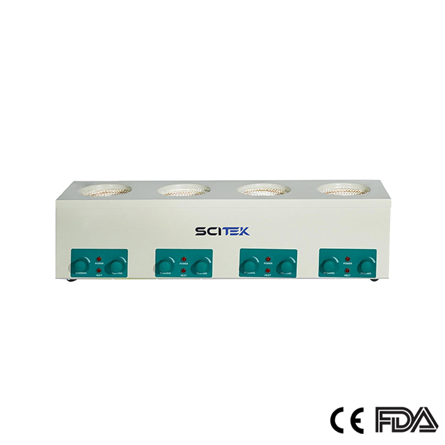 Multi-row Magnetic Stirring Heating Mantles - Scitek