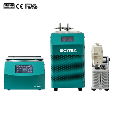 Vacuum Freezing Centrifugal Concentrator with Touch Screen - Scitek