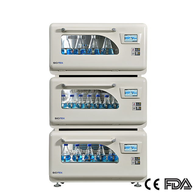 Stackable CO2 Constant Temperature Shaking Incubator for Sale - Scitek