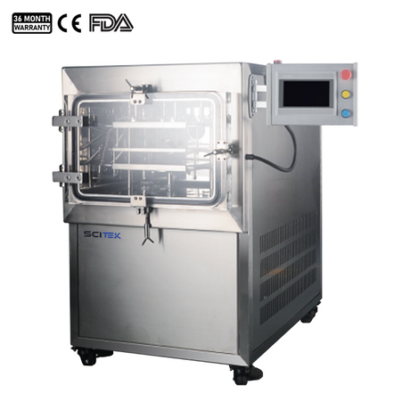 Silicone Heating Programmable Pilot Freeze Dryer for Sale - Scitek