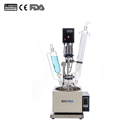 Economical 2L Single Layer Glass Reactor for Your Lab